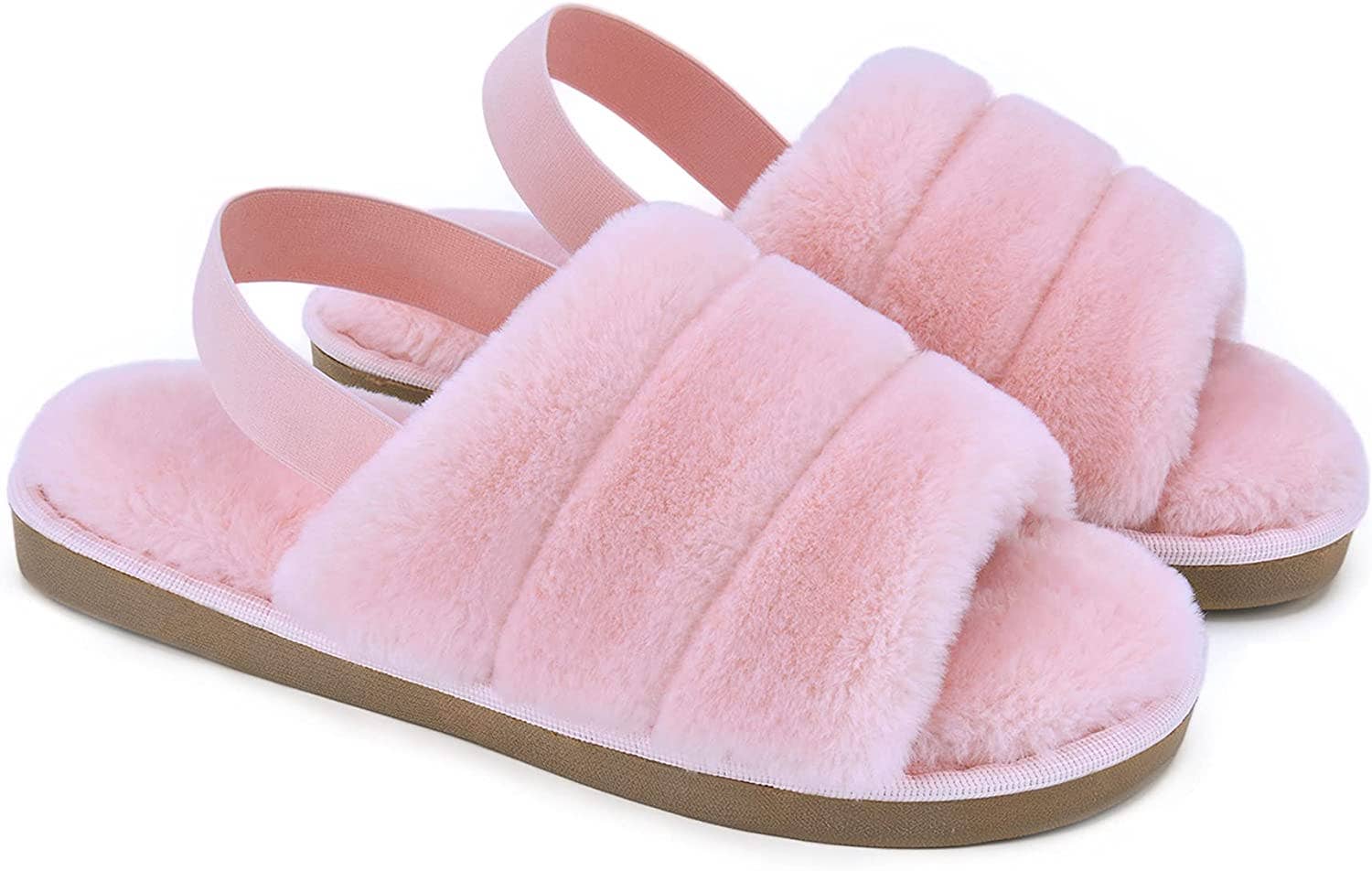 Womens-Open-Toe-House-Slippers with Strap | Sassy but Classy